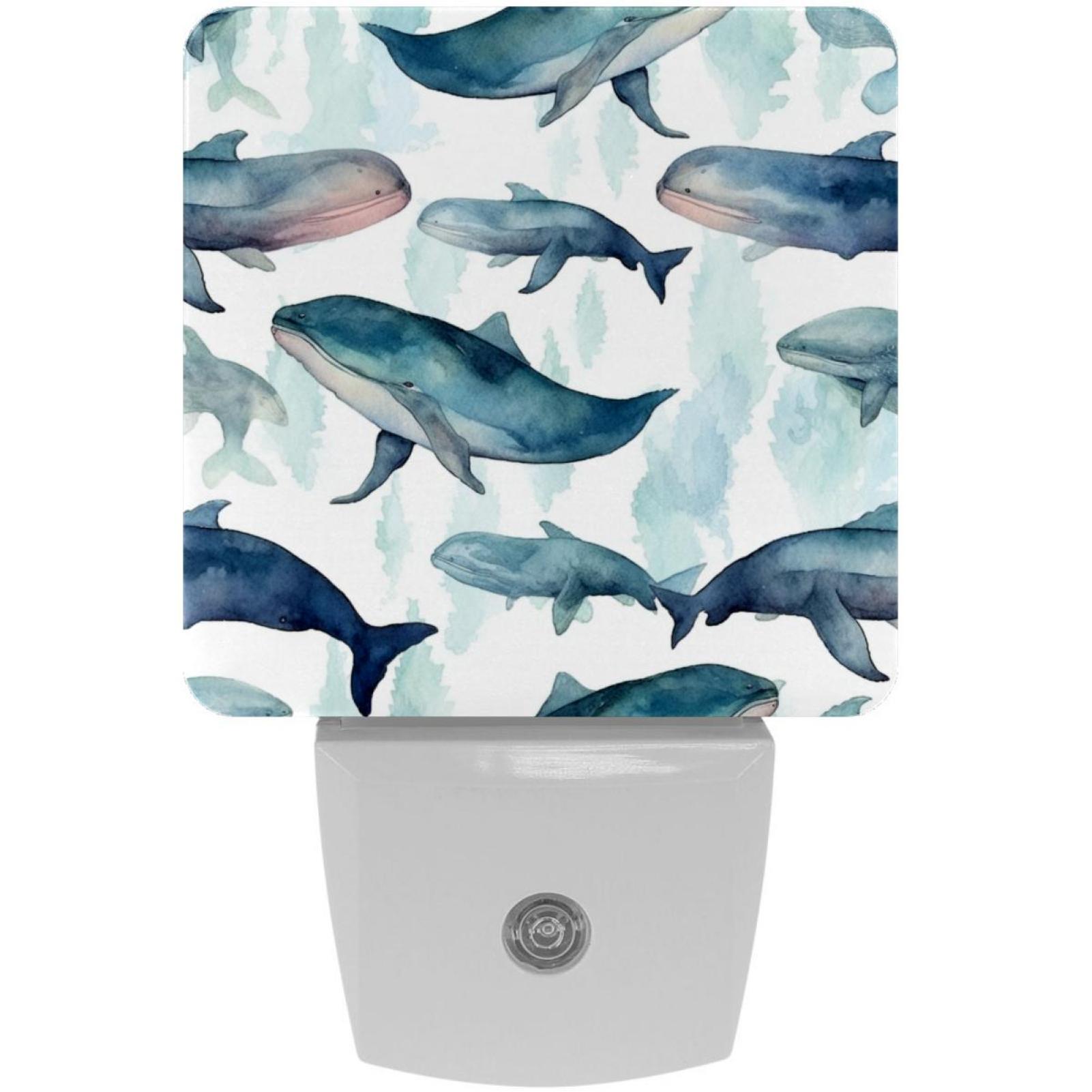 Whale LED Square Night Lights - Energy Efficient and Sleek Design - for ...