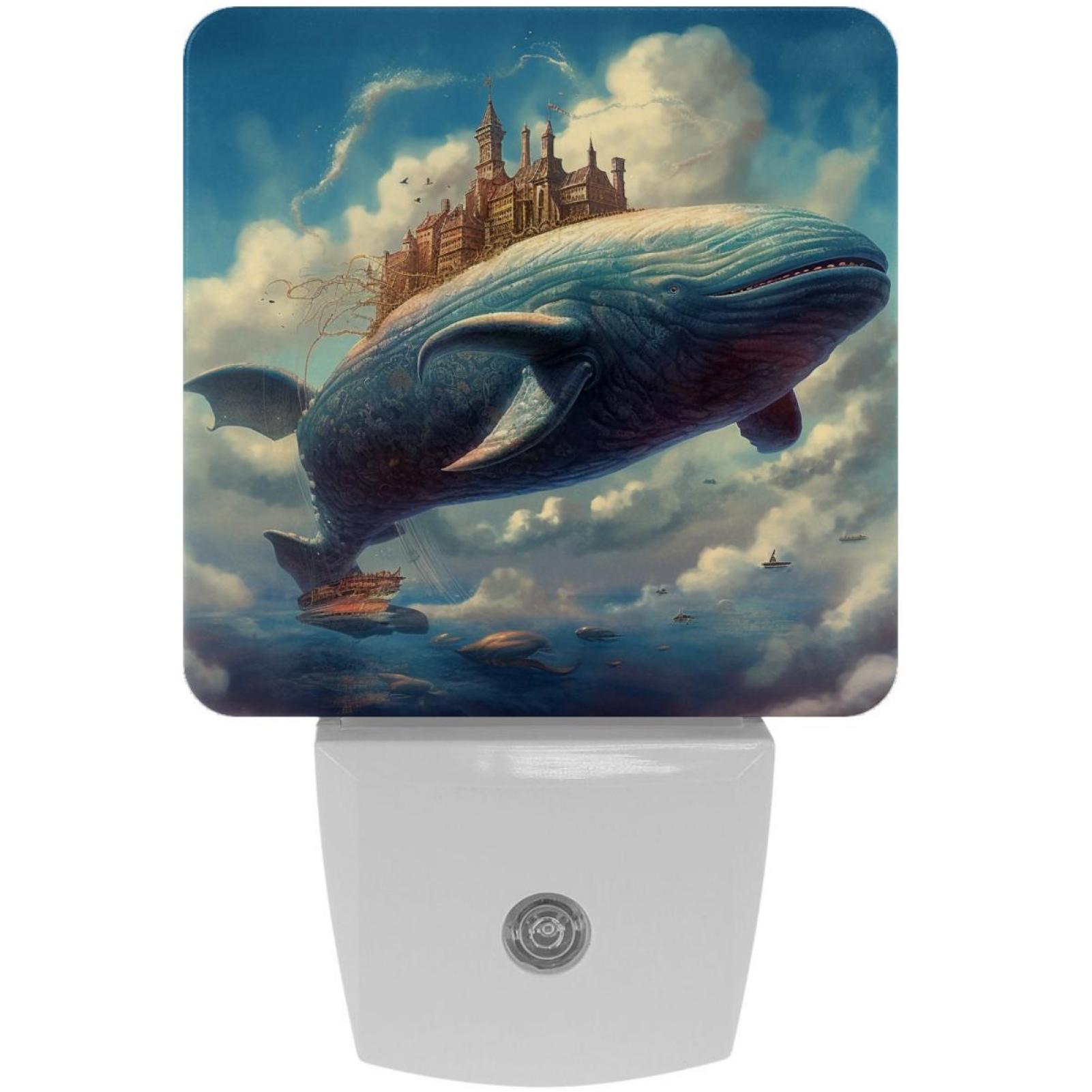 Whale LED Square Night Lights - Modern and Energy Efficient Room ...