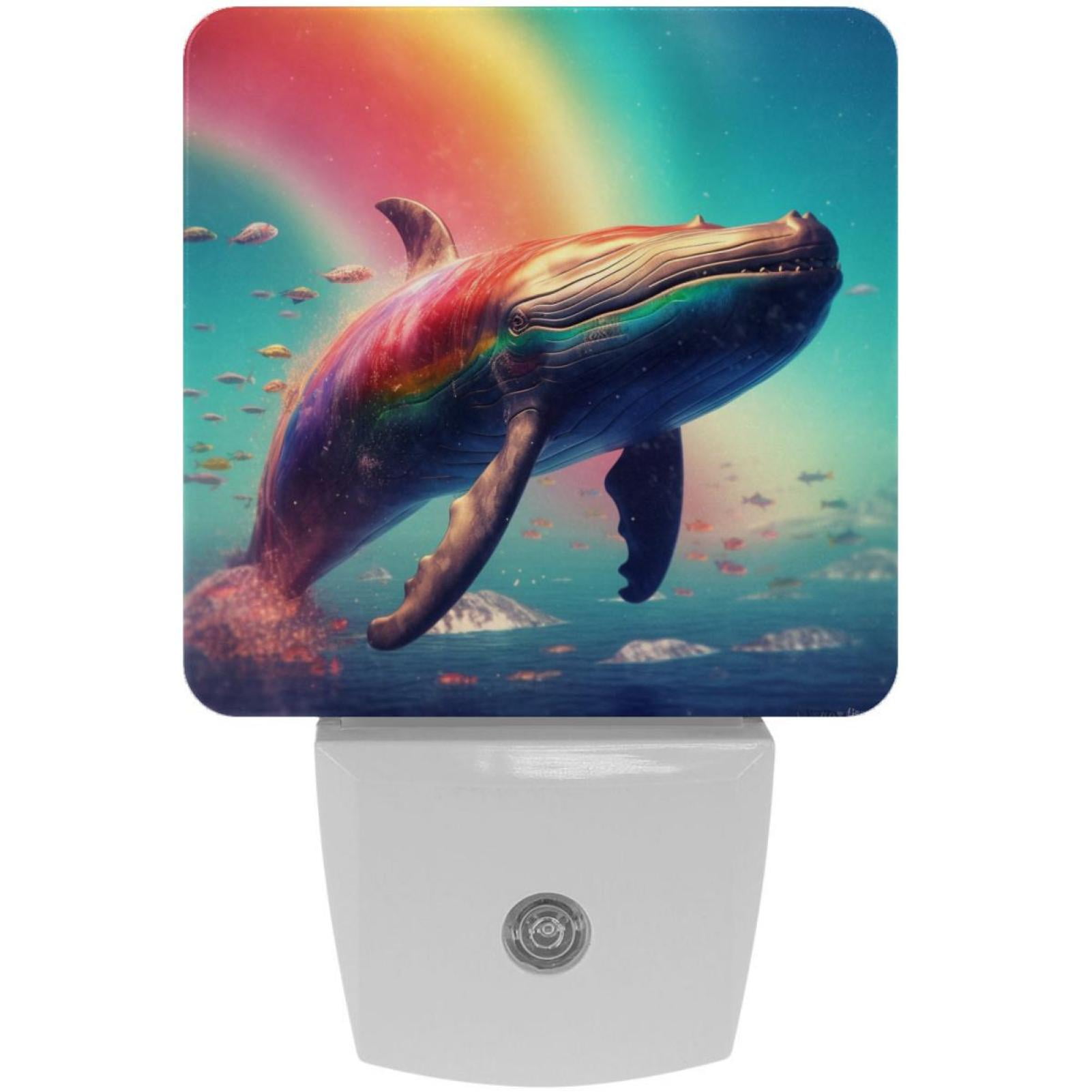 Whale LED Square Night Lights - Small and Bright Illumination for Your ...