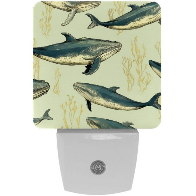 Whale LED Square Night Lights - Stylish and Energy-Efficient Lighting ...