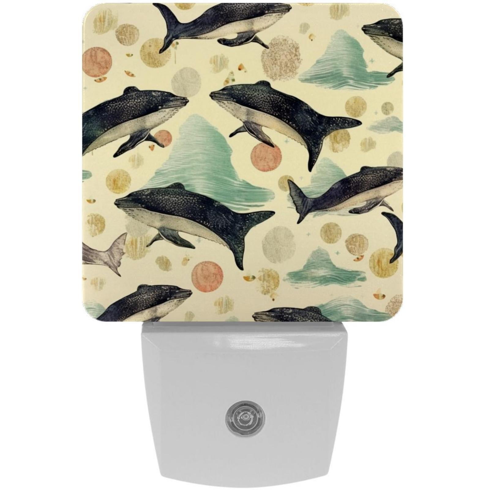 Whale LED Square Night Lights for a Bright and Stylish Ambiance - Ideal ...