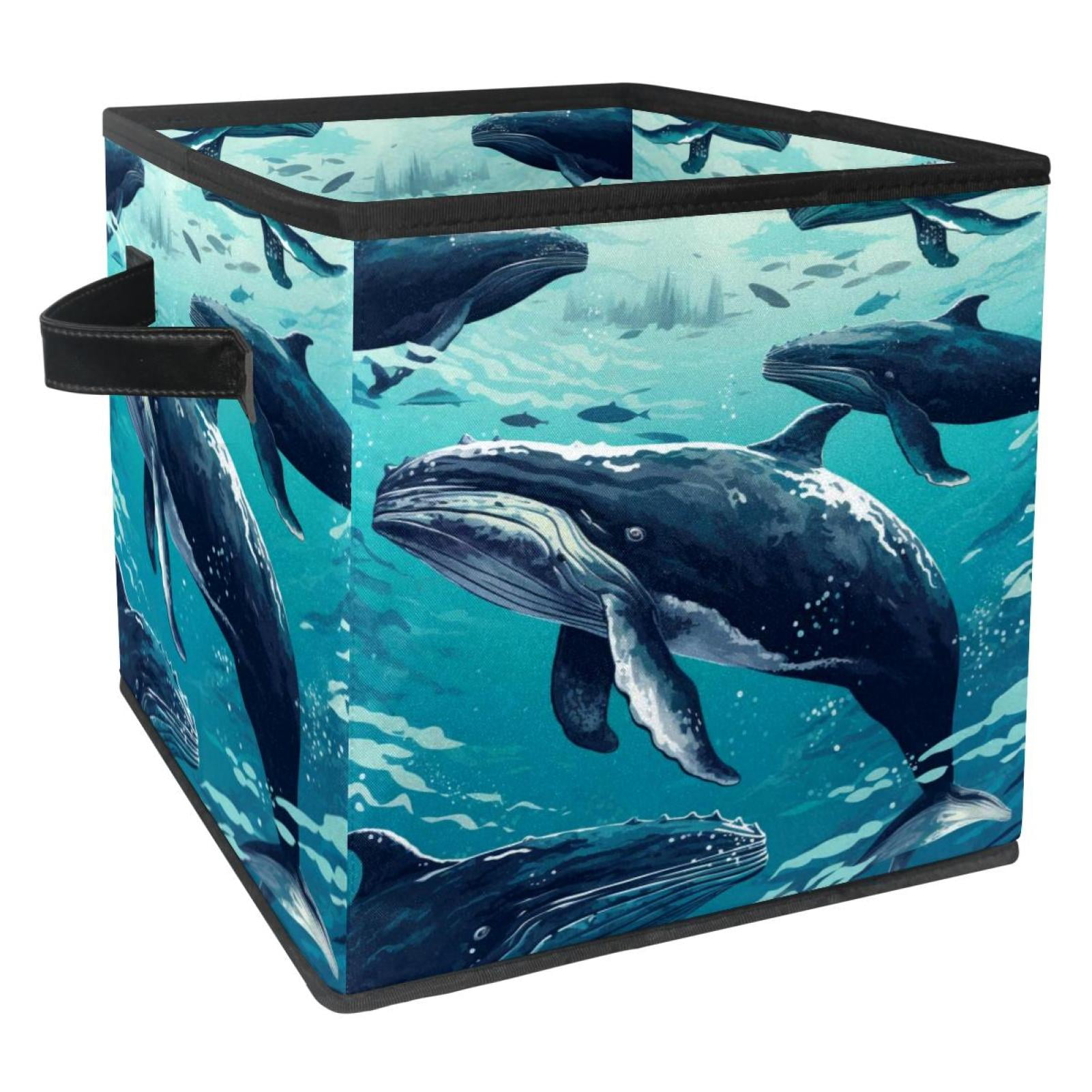 Whale Large Capacity Foldable Clothes Storage Basket Organizer Bins ...