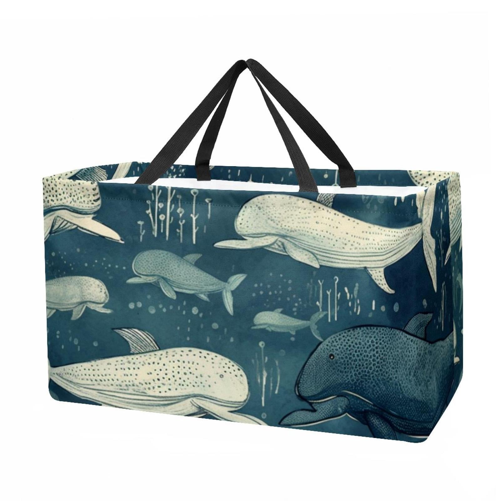 Whale Large Capacity Reinforced Oxford Cloth Storage Bin - Reusable ...