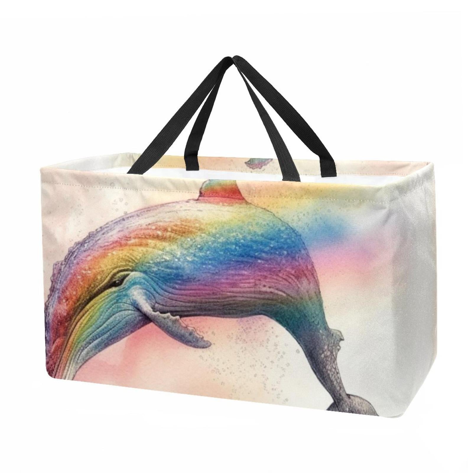 Whale Large Capacity Reusable Foldable Oxford Cloth Storage Bin ...