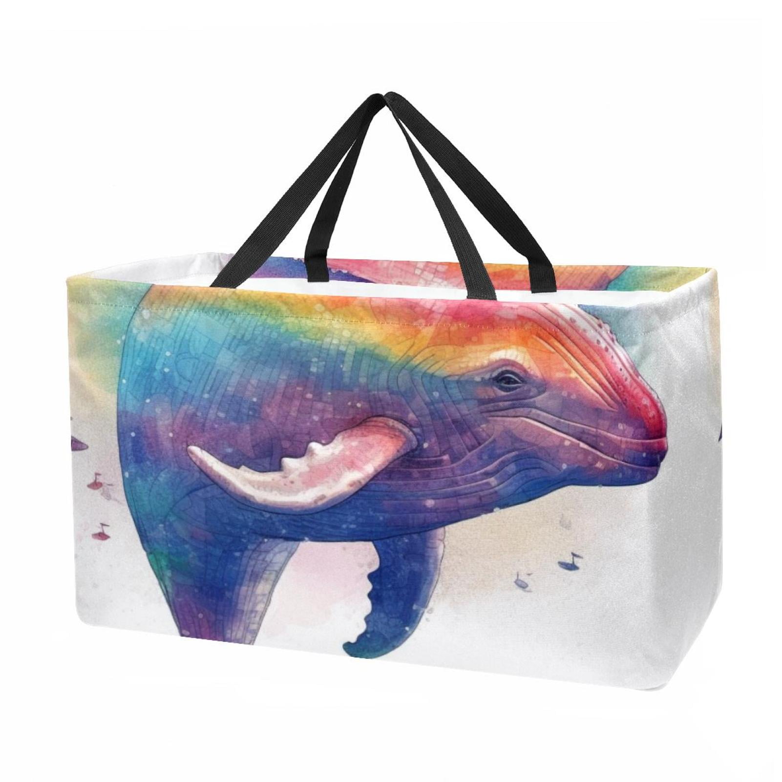 Whale Large Capacity Reusable Foldable Oxford Cloth Storage Bin ...