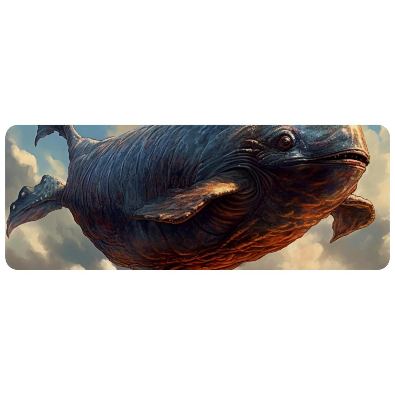 Whale Mouse Pad, Personality Design Rubber Base for Office Decor for ...