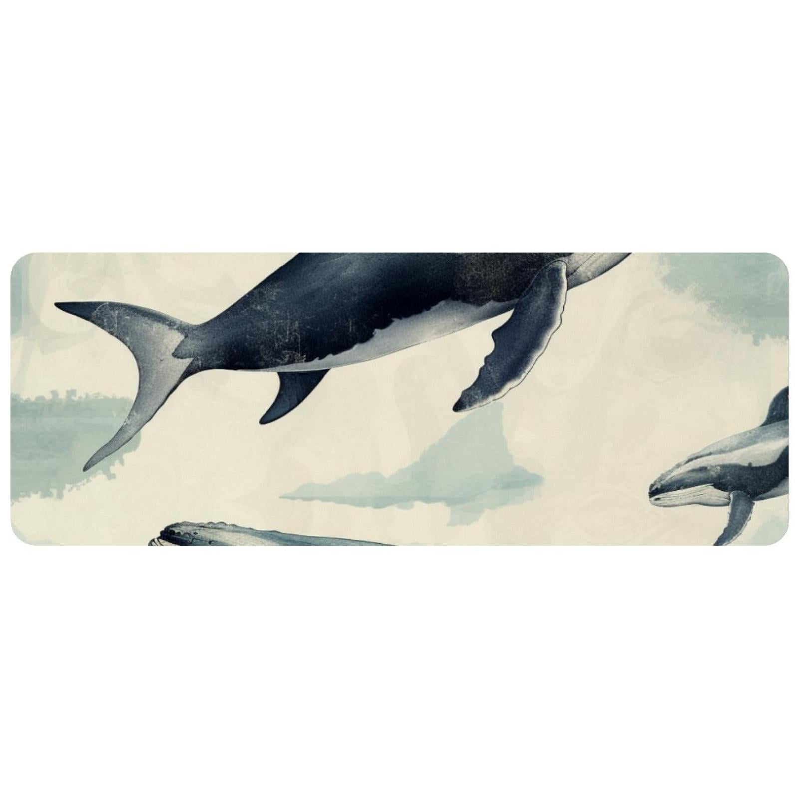 Whale Mouse Pad, Personality Design Rubber Base for Office Decor for ...