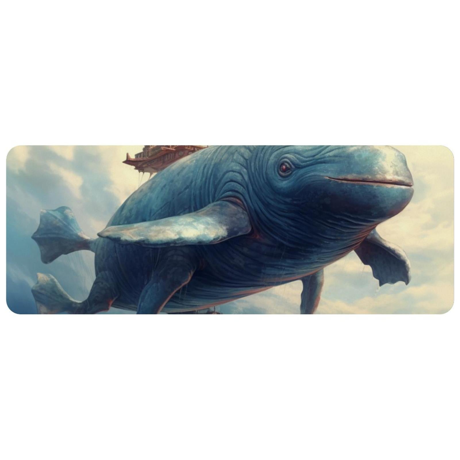 Whale Mouse Pad, Personality Design Rubber Base for Office Decor for ...