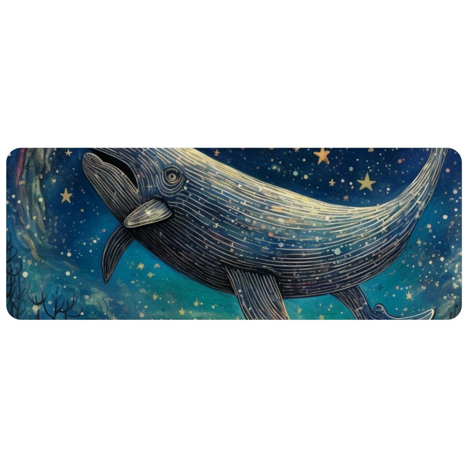 Whale Mouse Pad , Soft Cute Computer Mouse Mat with Rubber Base, Easy ...