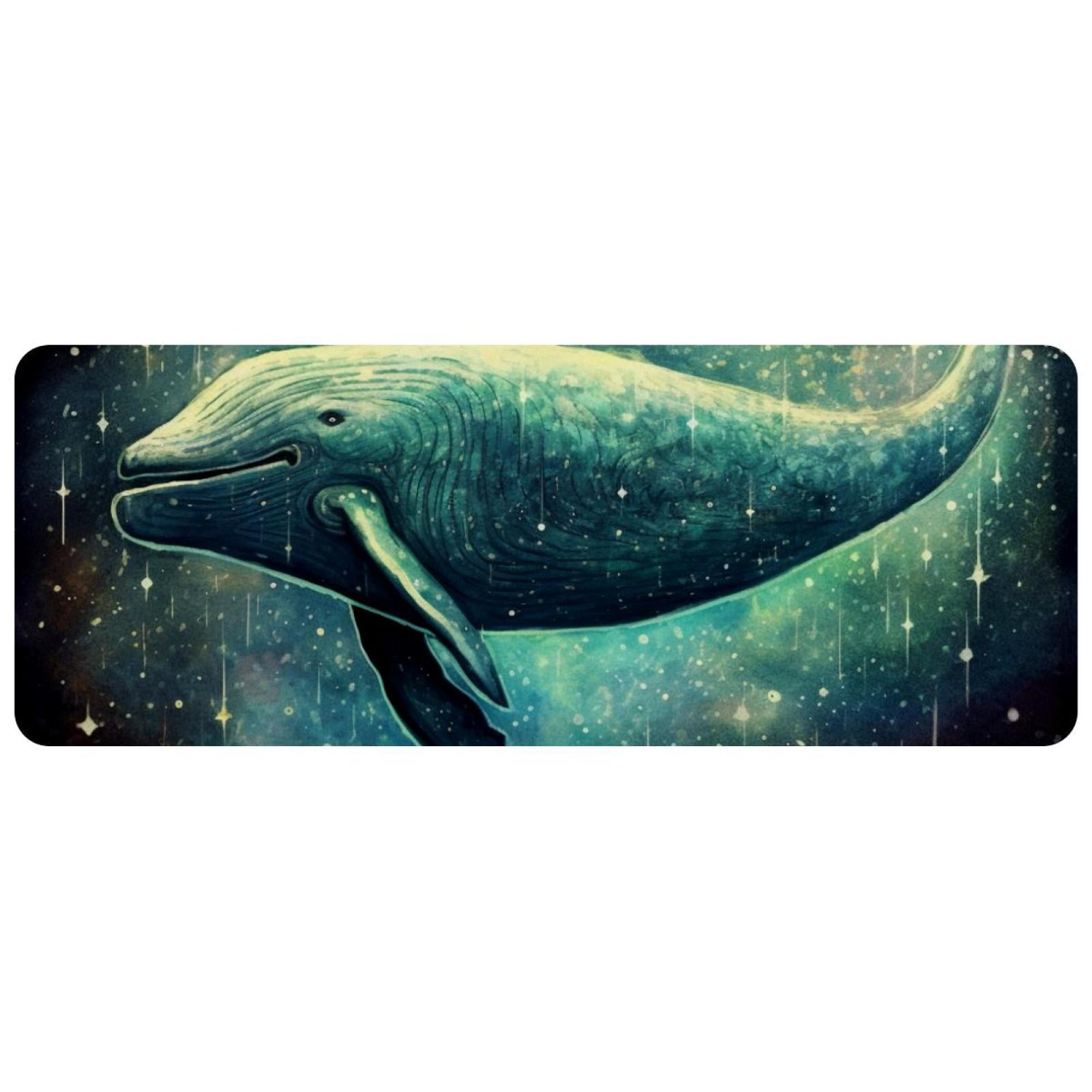 Whale Mouse Pad for Wireless Mouse Home Office Desk Laptop with Rubber ...