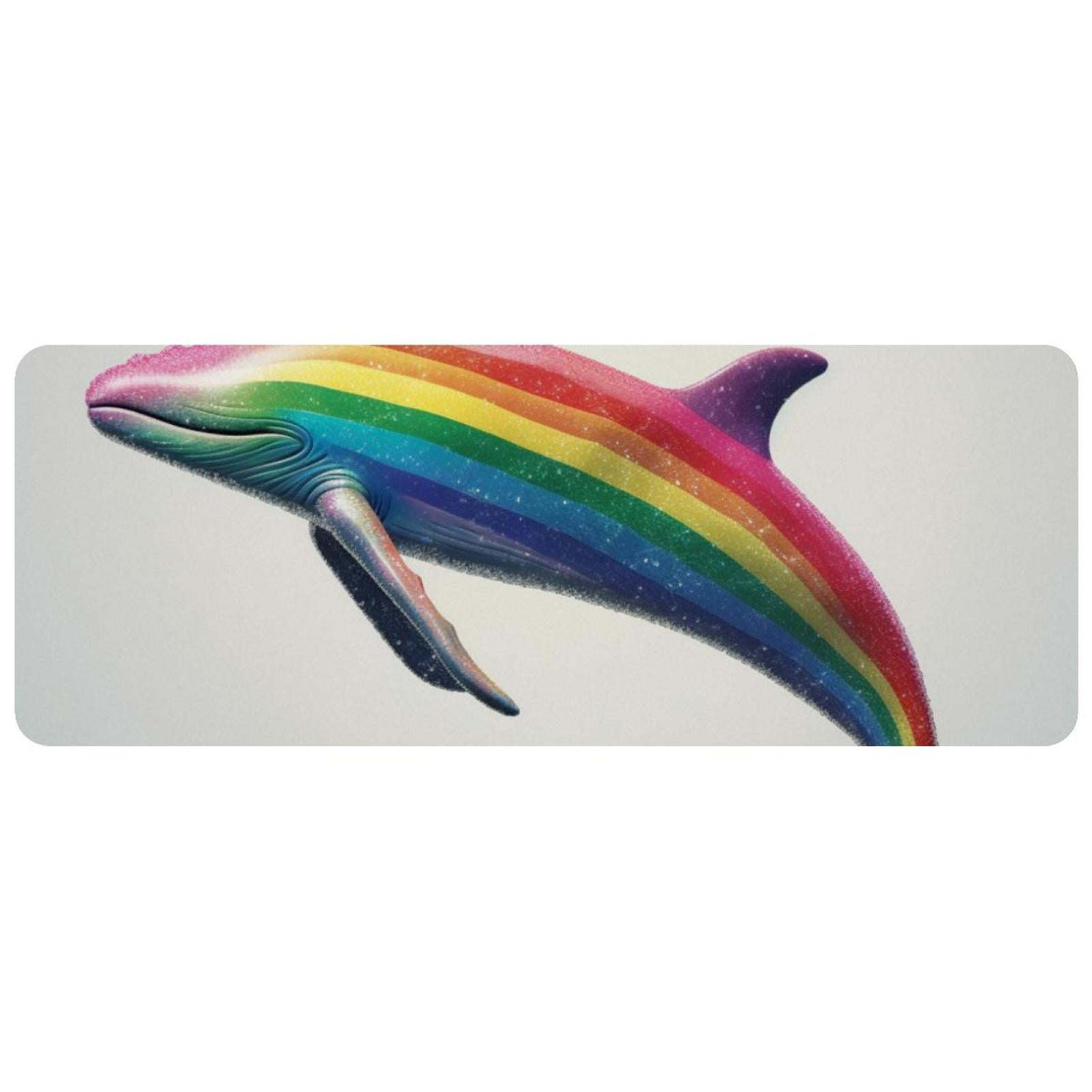 Whale Mouse Pad for Wireless Mouse Home Office Desk Laptop with Rubber ...