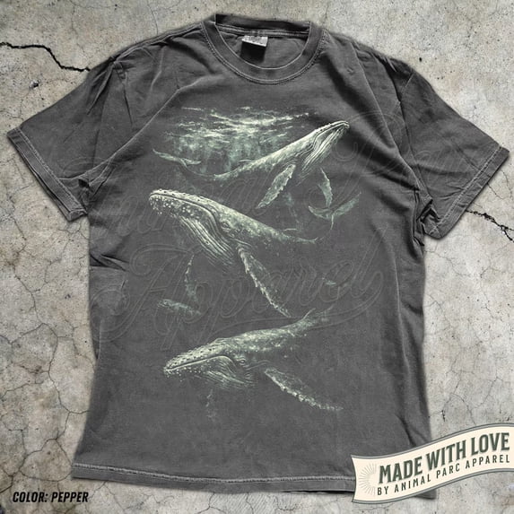 Whale Ocean Life Sea Animal T-Shirt - Walmart.com