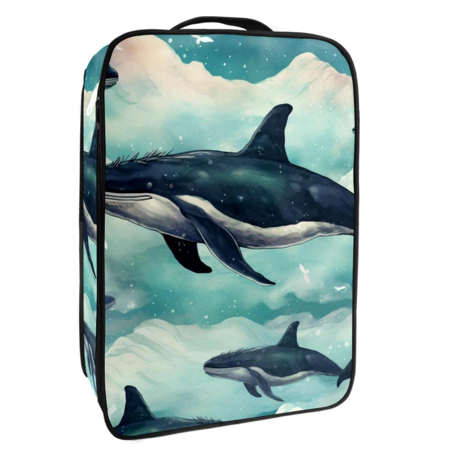 Whale Polyester Shoe Boxes Organizer Container, 23x31cm/9x12in, Closet ...