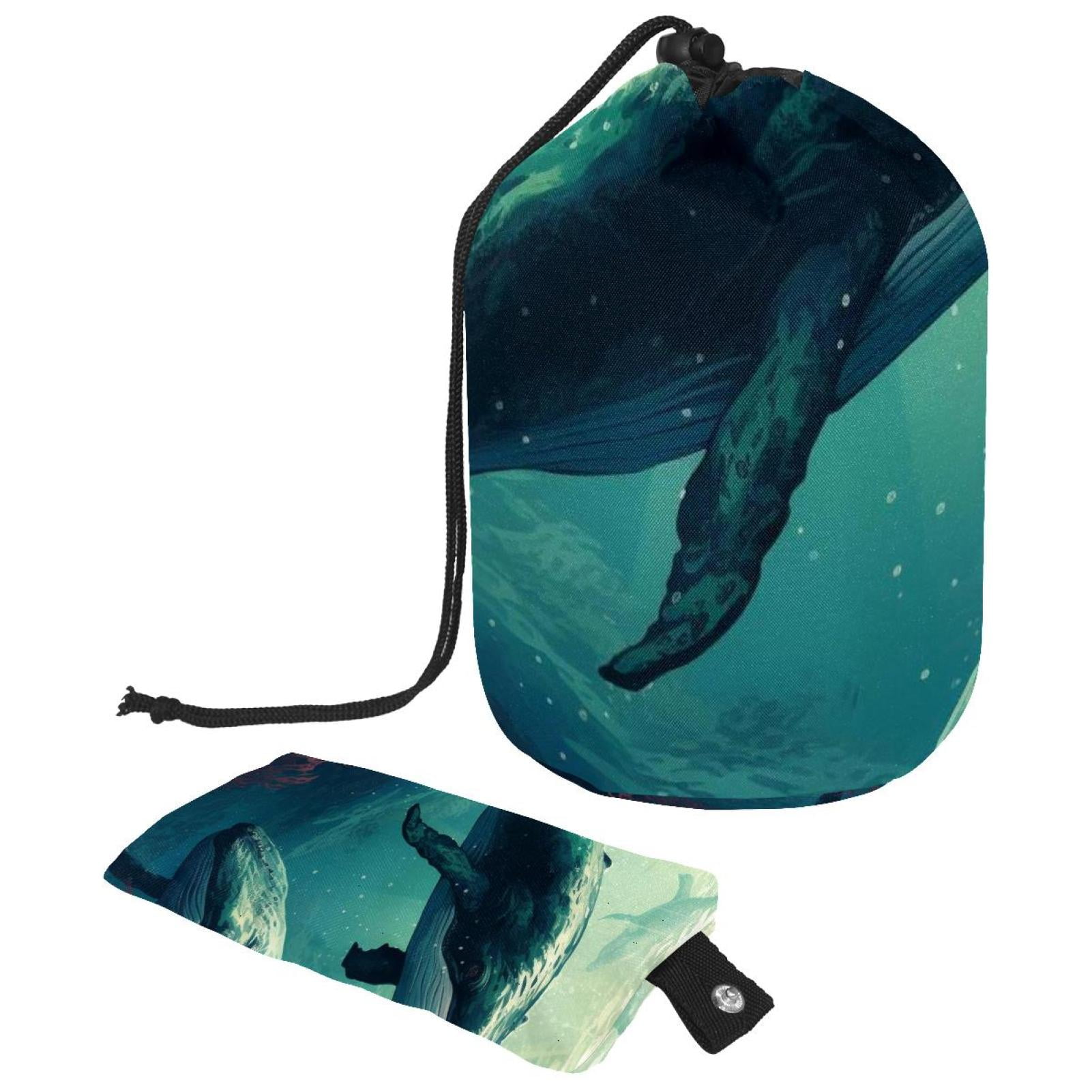 Whale Portable Drawstring Foldable Travel Wash Bag Shower Bag Organizer ...
