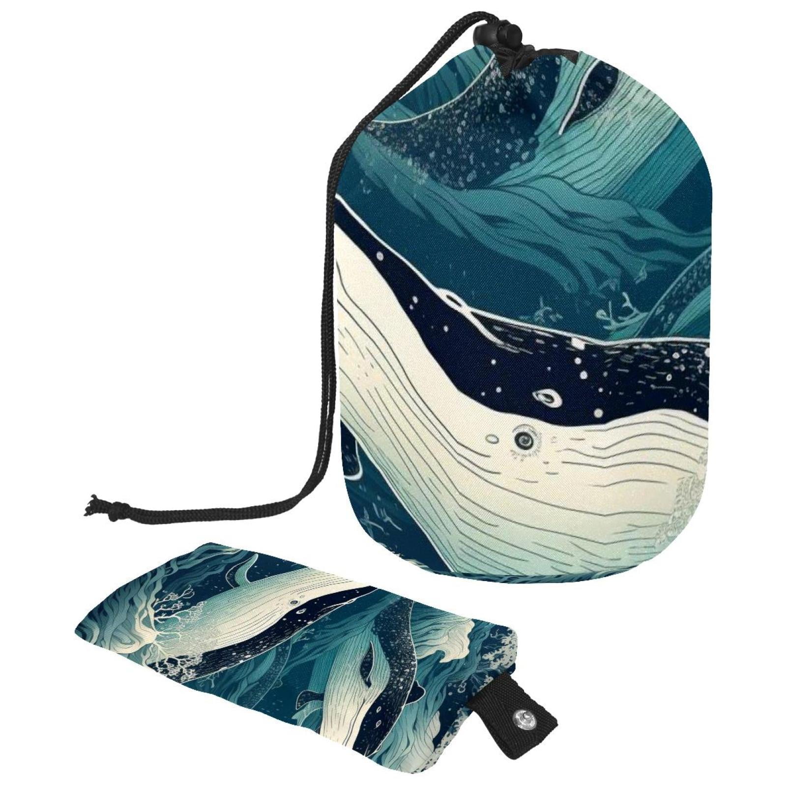Whale Portable Drawstring Wash Bag Shower Bags Mesh Bags Travel ...