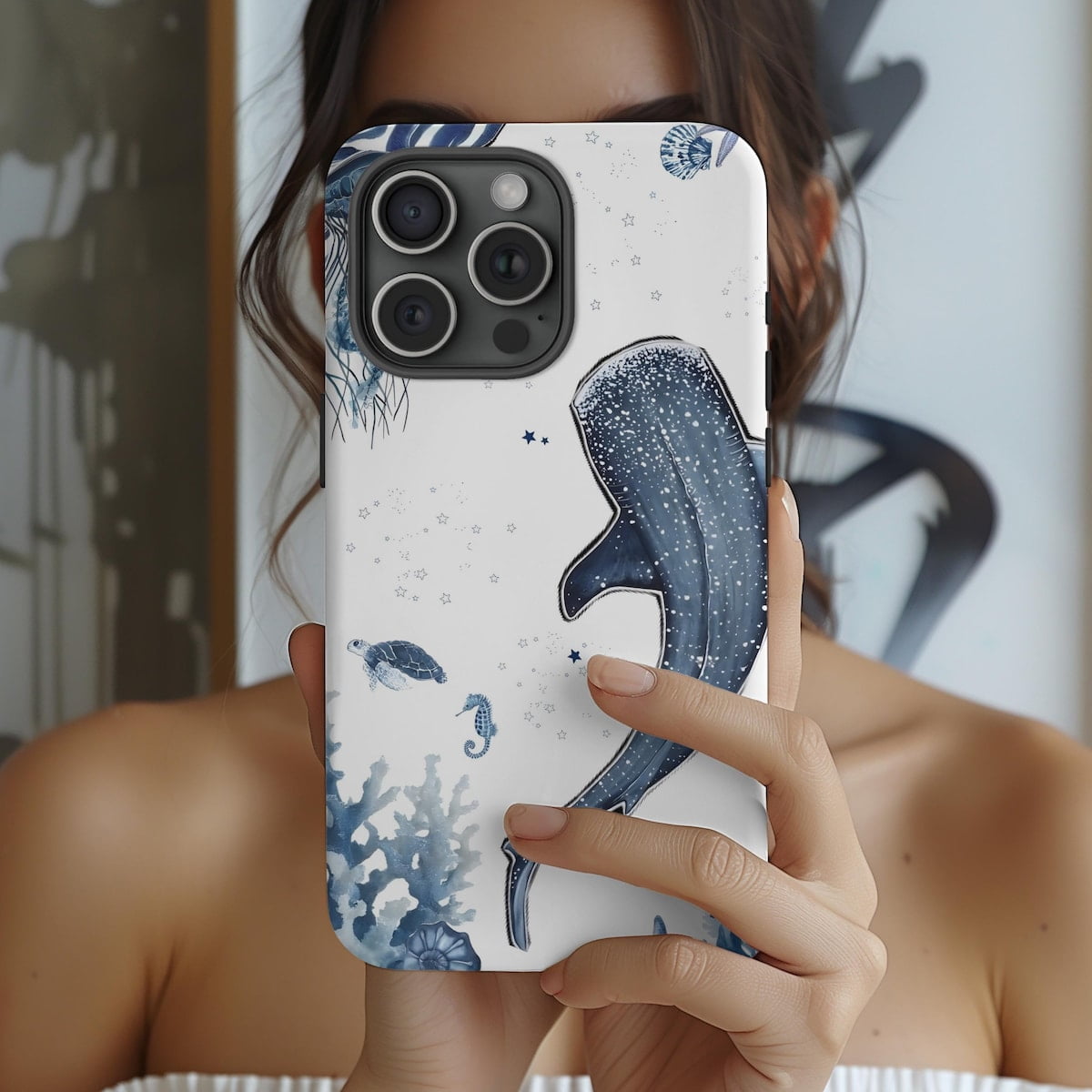 Whale Shark Coral Reef Ocean Marine Life Summer Phone Case 17 through ...