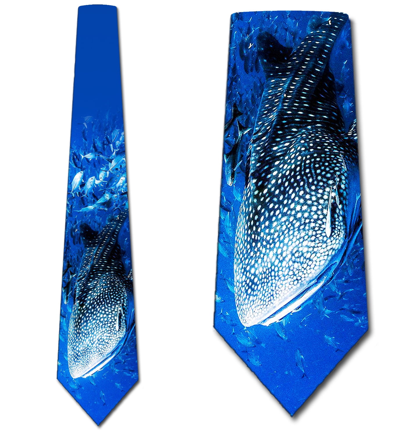 Whale Shark Ties Mens Ocean Animals Necktie by Three Rooker - Walmart.com