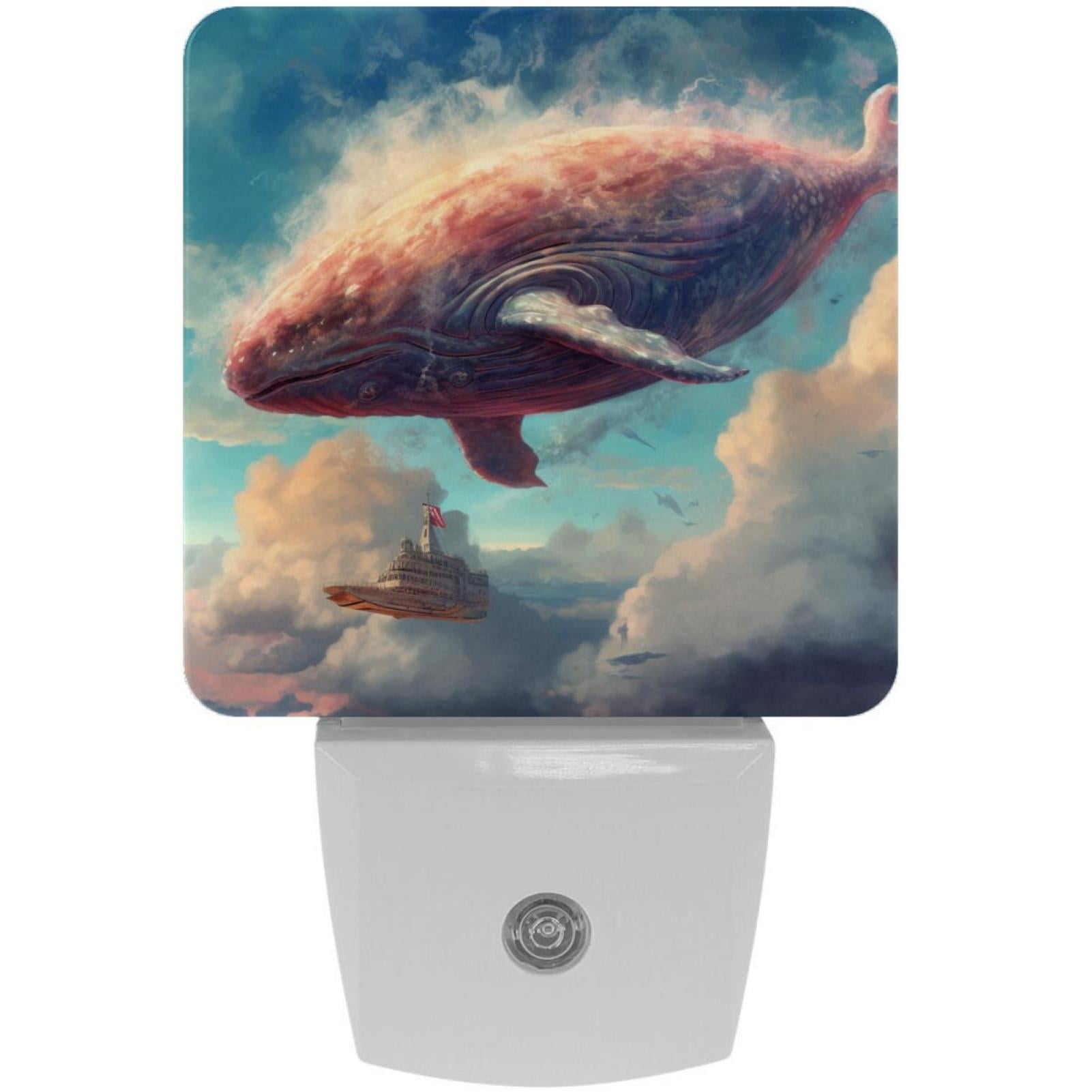 Whale Square LED Night Lights - Small, Portable Lighting for Any Room ...
