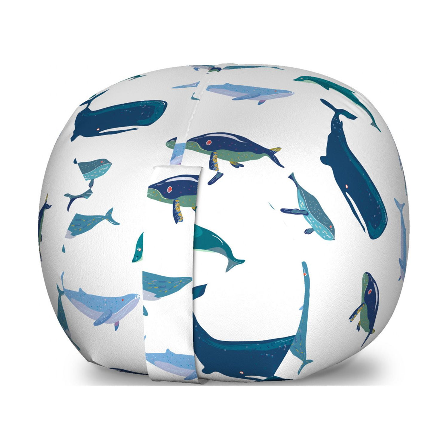 Whale Storage Toy Bag Chair, Different Types of Swimming Marine ...