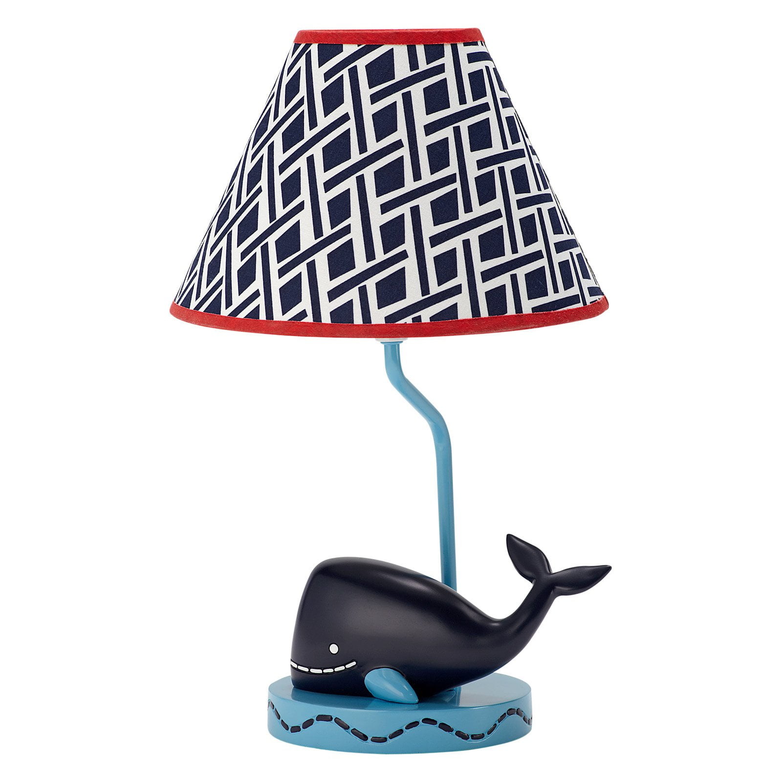 Nautica Whale of a Tale Collection Nursery Lamp and Shade - Walmart.com