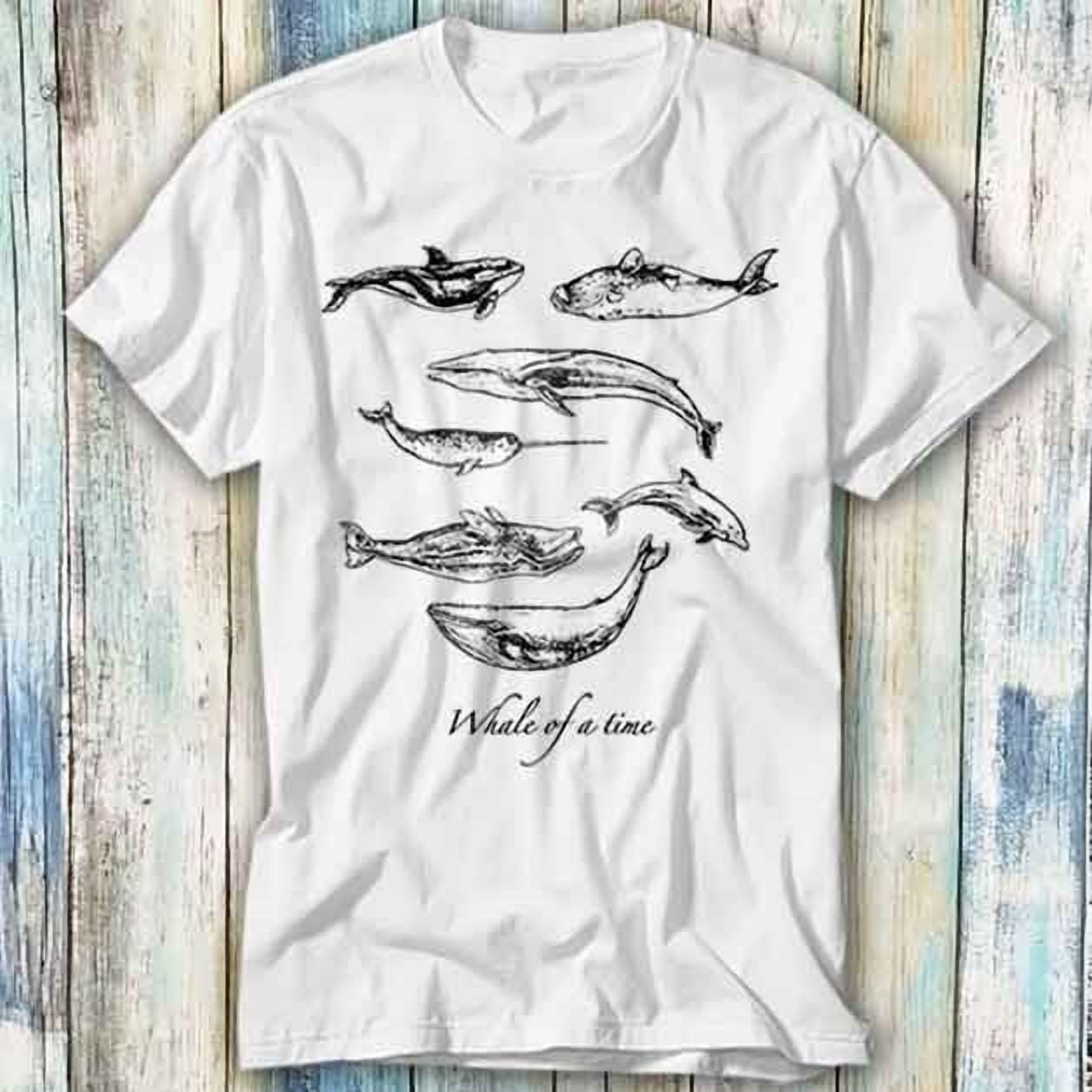 Whale of a Time Peta Vegan Nature Dolphin T Shirt Meme Gift Top Tee ...
