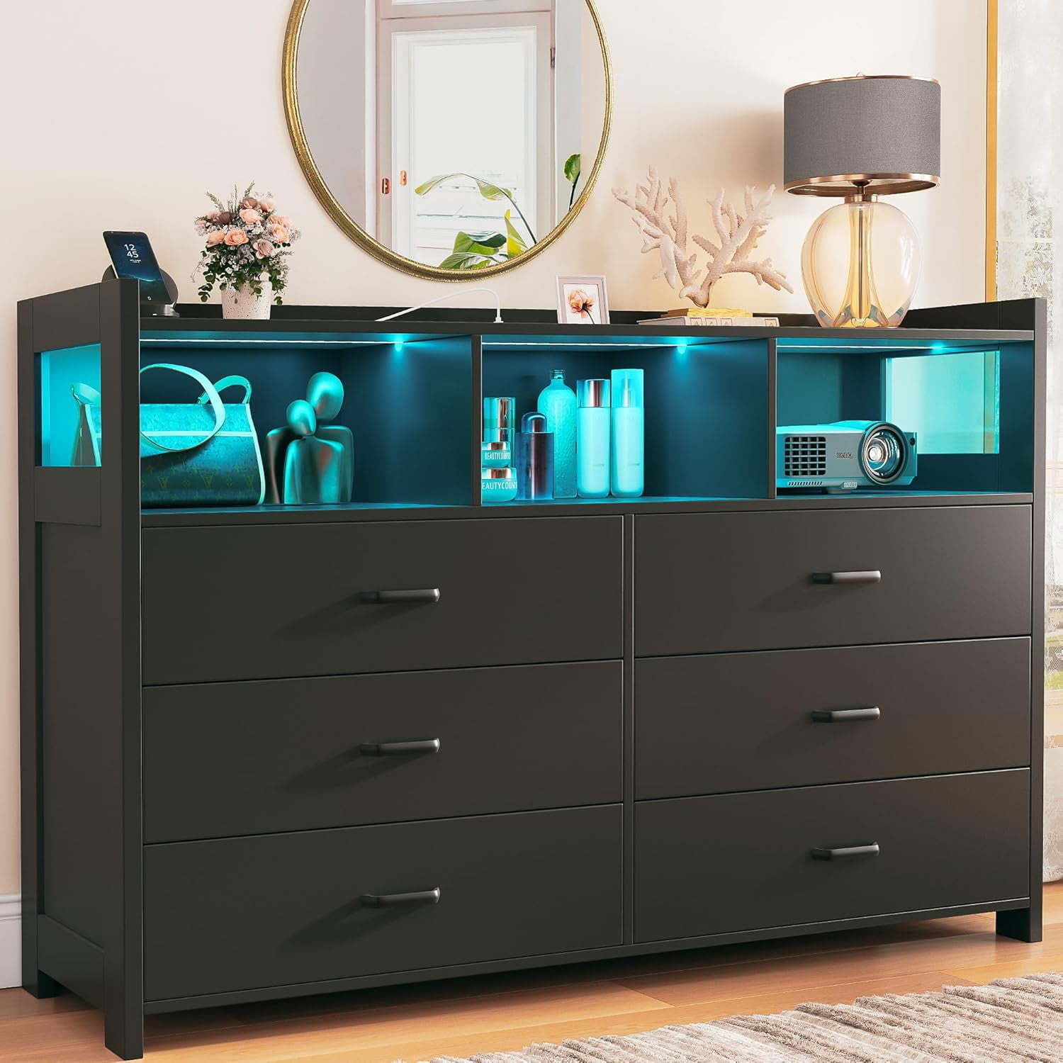 homestar finch collection 6 drawer dresser espresso | Dresses Images 2025