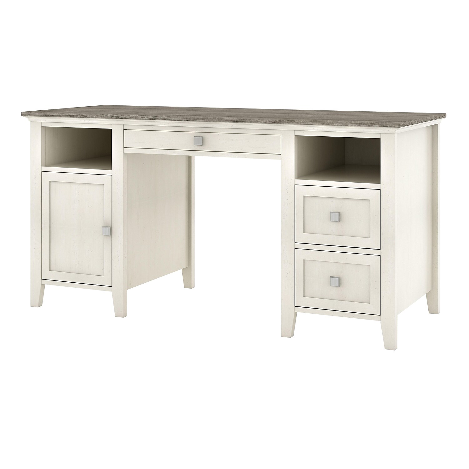 Whalen Abington 60 Desk White (SPUS-ABTD) - Walmart.com