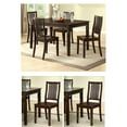 Whalen Homestead Dining Table Set - Seats 6 Espresso Finish - Walmart.com