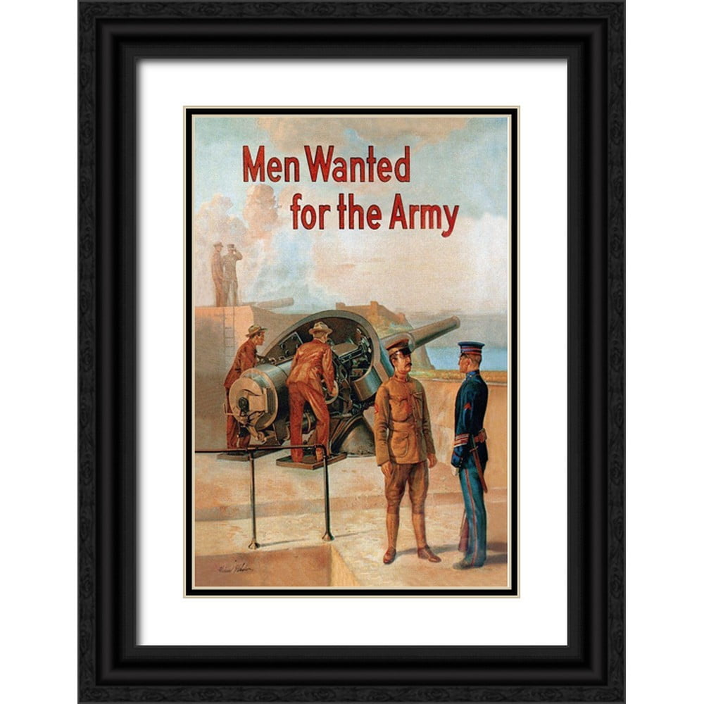 Whalen, Michael P. 17x24 Black Ornate Wood Framed with Double Matting ...