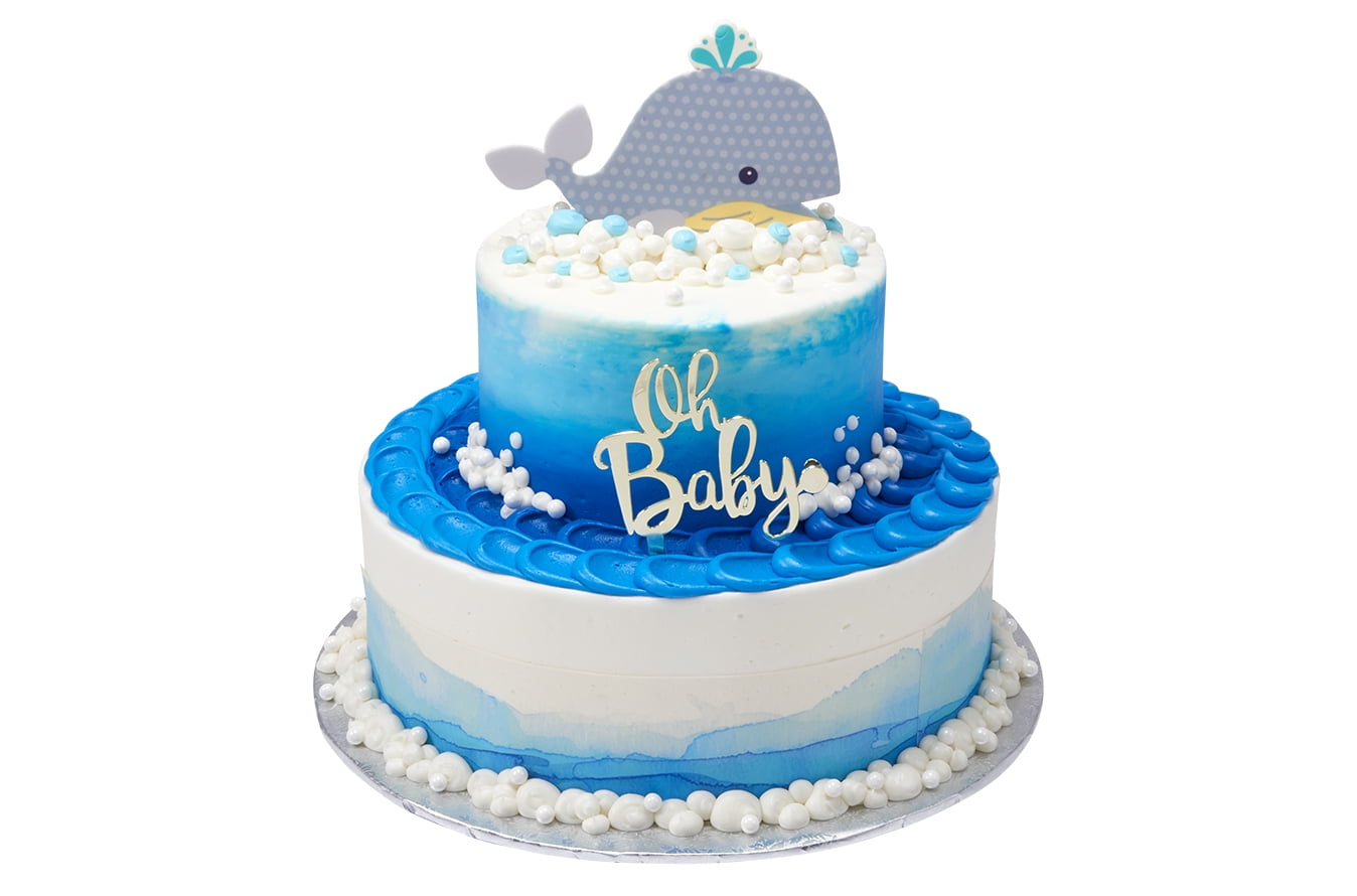 Whales 2 Tier Cake - Walmart.com