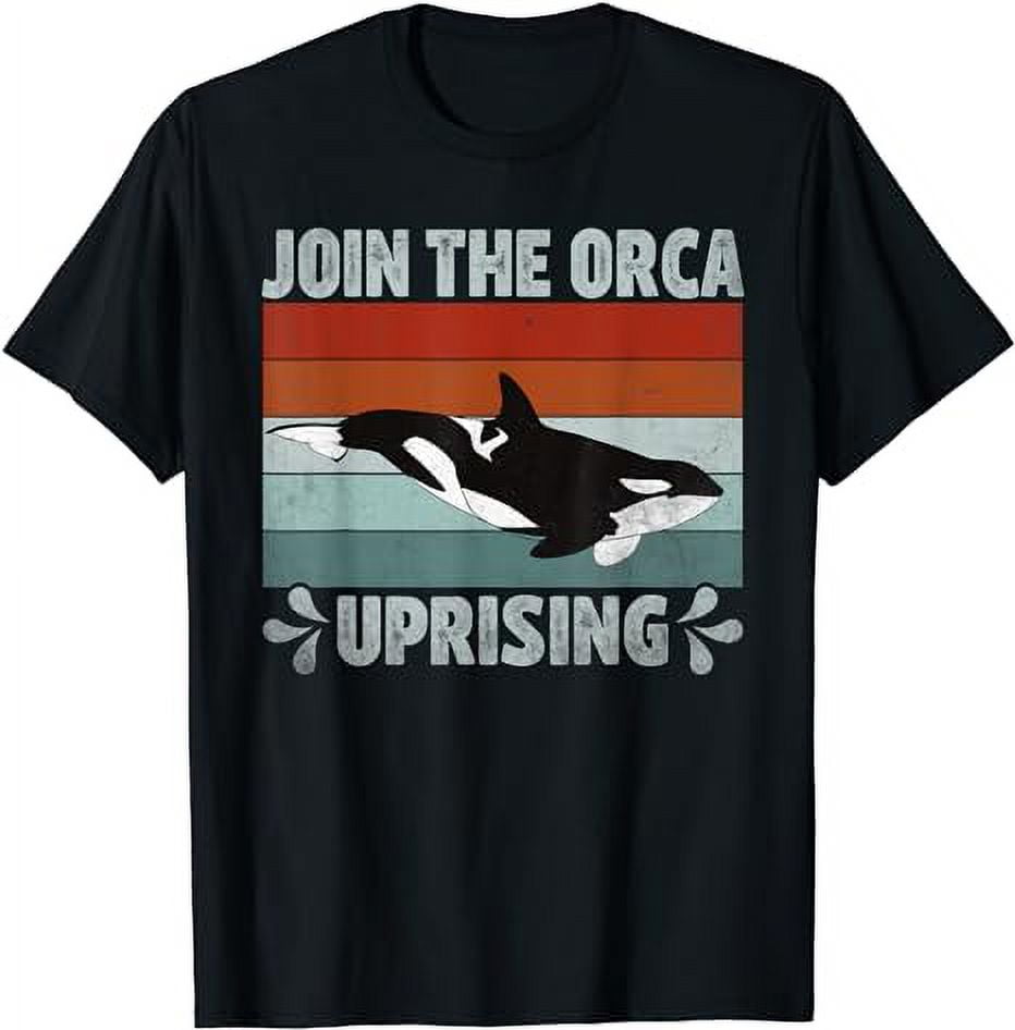 Whales Attack, Join The Orca Uprising Sinking Boats 2023 T-Shirt - Walmart.com