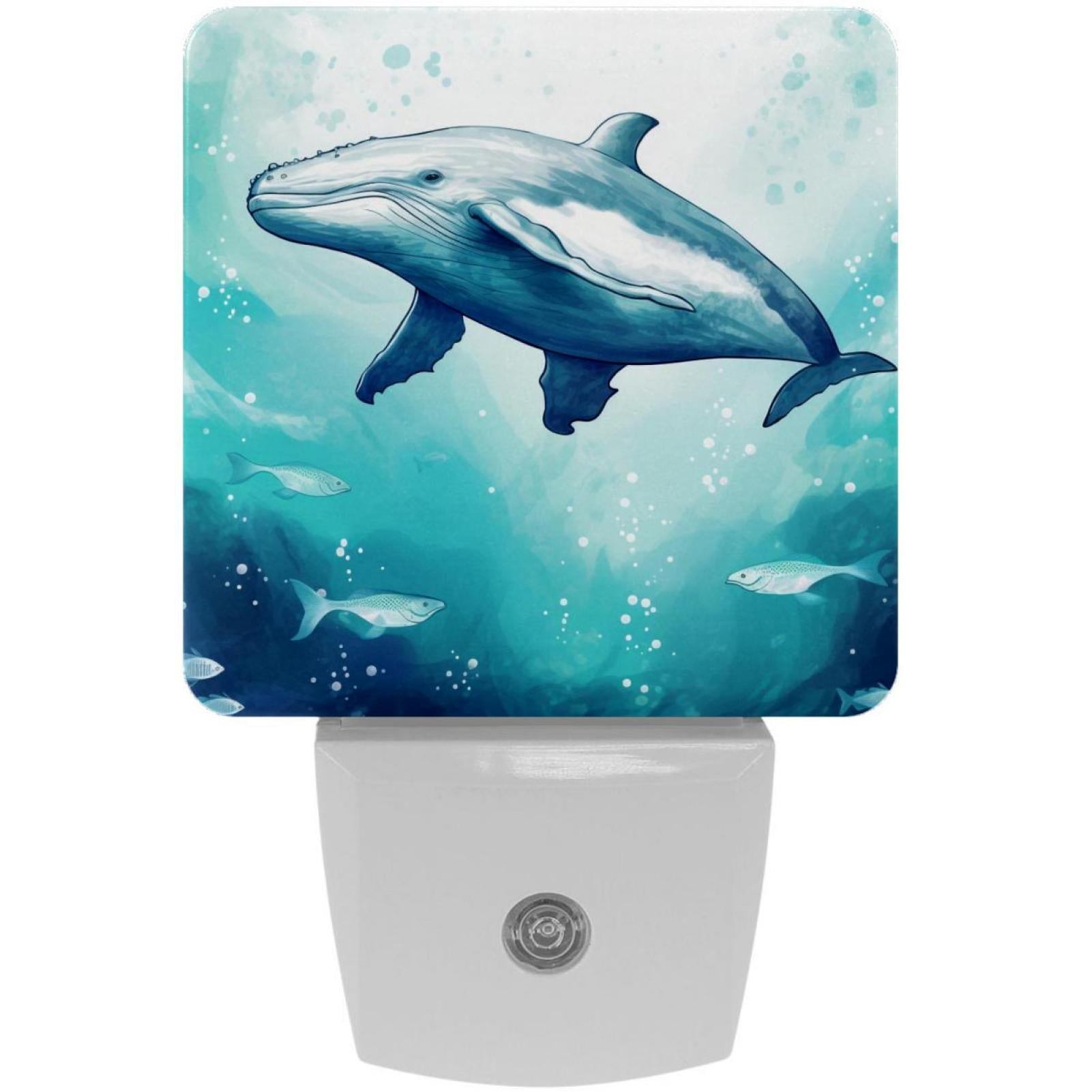 Whales LED Square Night Lights - Bedside Lighting Solution for a ...