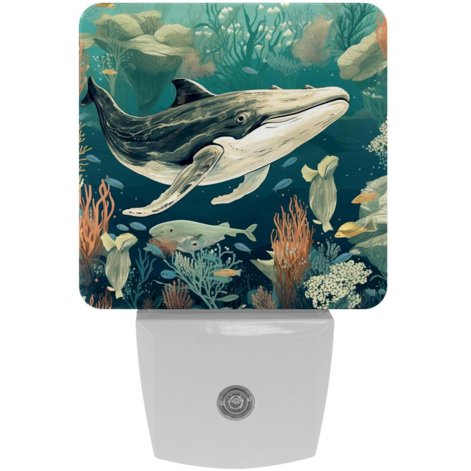 Whales LED Square Night Lights - Modern and Versatile Plug-in Lighting ...