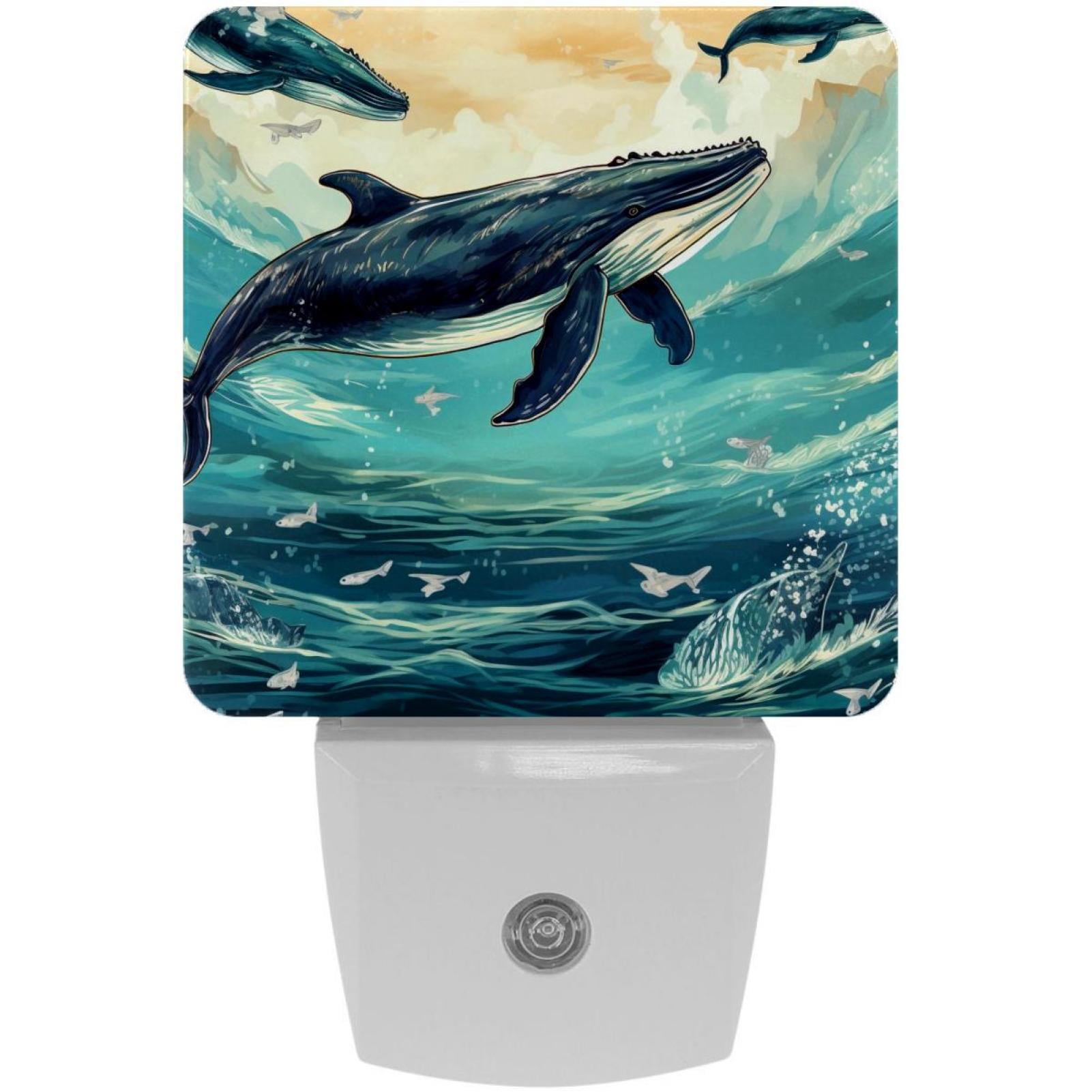 Whales LED Square Night Lights - Stylish and Convenient Illumination ...