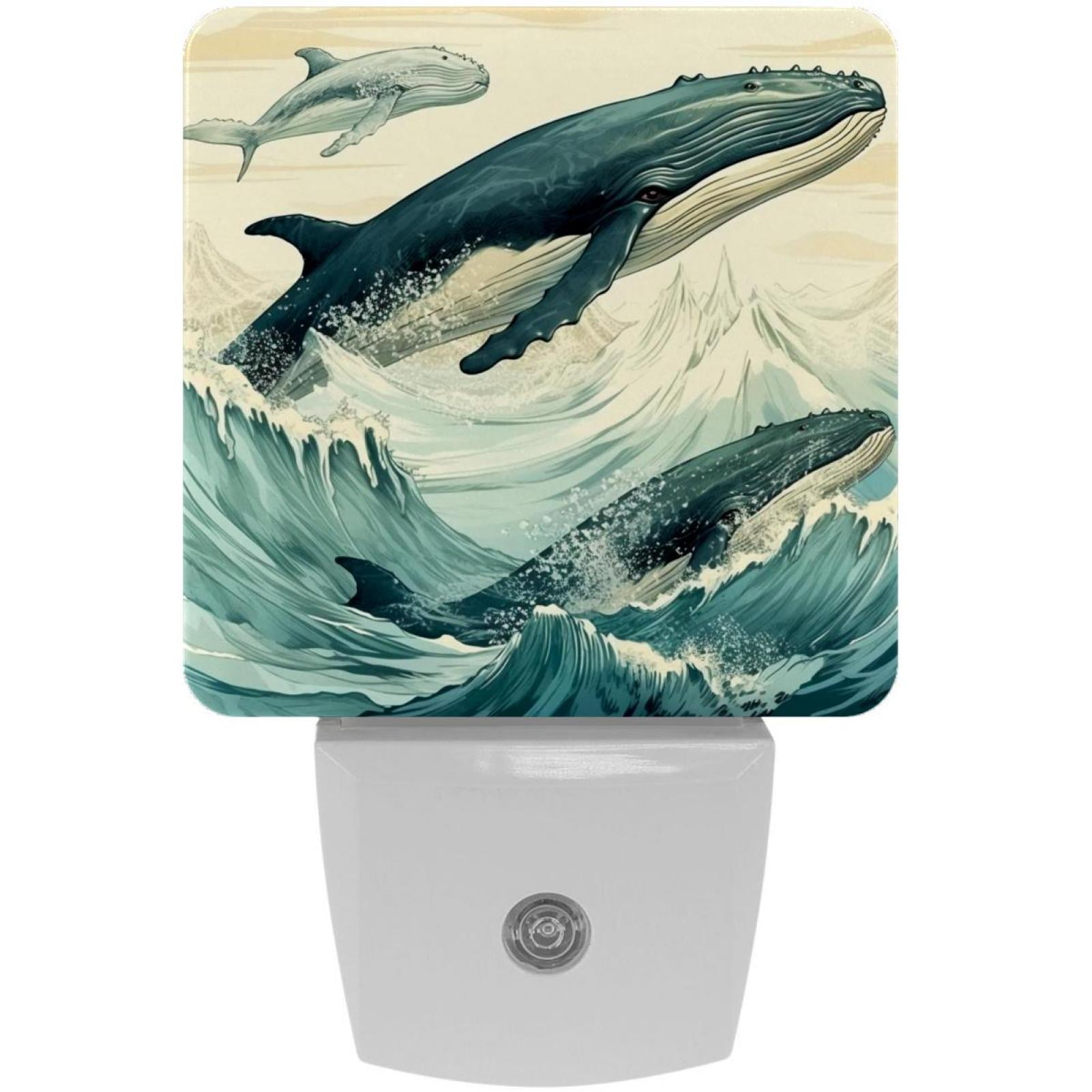 Whales LED Square Night Lights - Stylish and Energy-Efficient ...