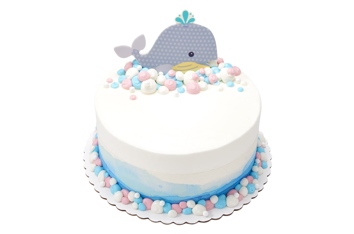 Whales Round Cake - Walmart.com