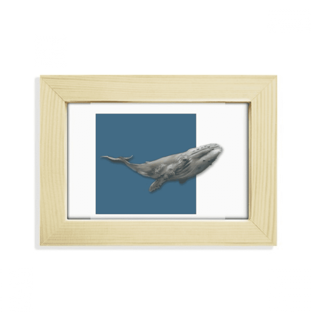 Whales Soar Across Deep Sea Desktop Decorate Photo Frame Picture Art ...