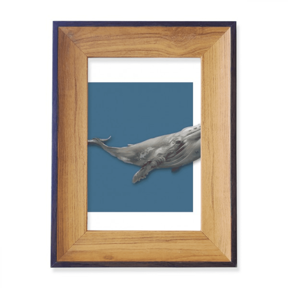 Whales Soar Across Deep Sea Photo Frame Exhibition Display Art Desktop ...