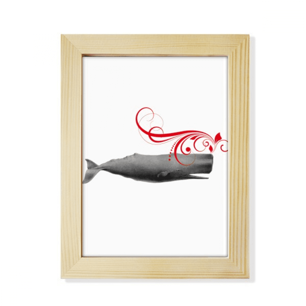 Whales Swim Breathe Desktop Adorn Photo Frame Display Art Painting ...