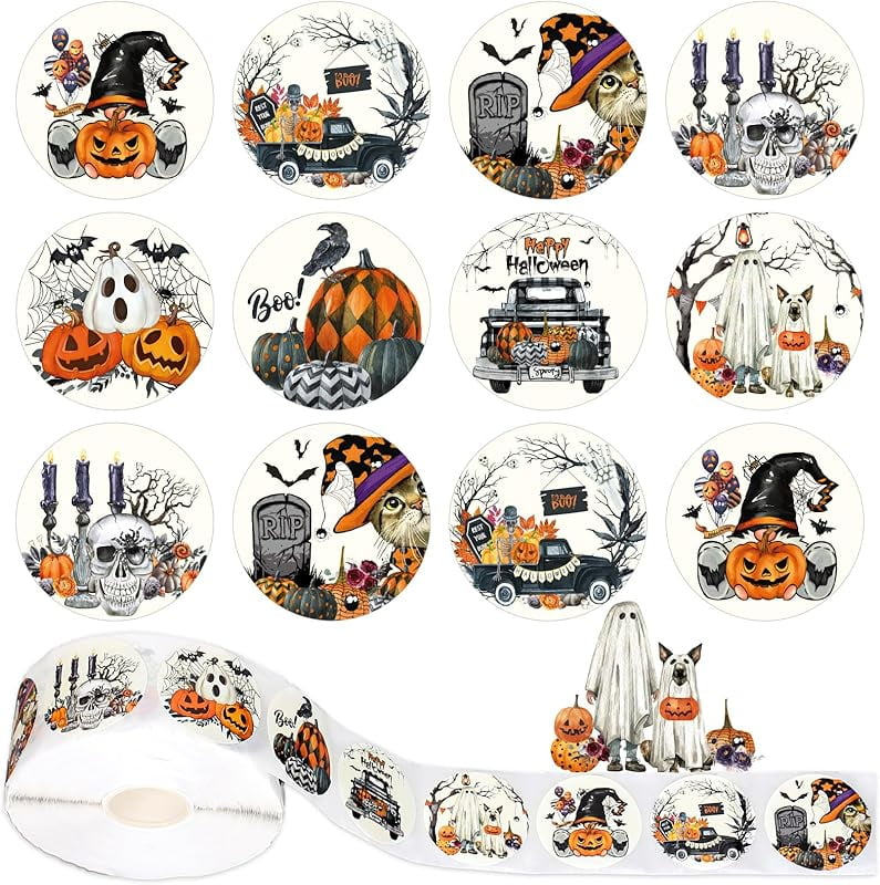 Whaline 1000Pcs Easter Stickers Floral Religious Stickers Watercolor ...