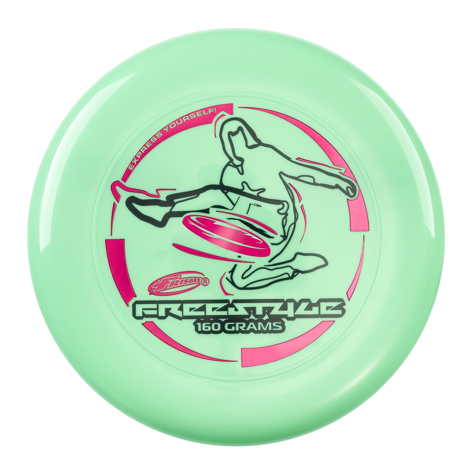 Wham-O Frisbee Freestyle Disc 160g, 10.5 Inch, Durable and Flexible PE ...
