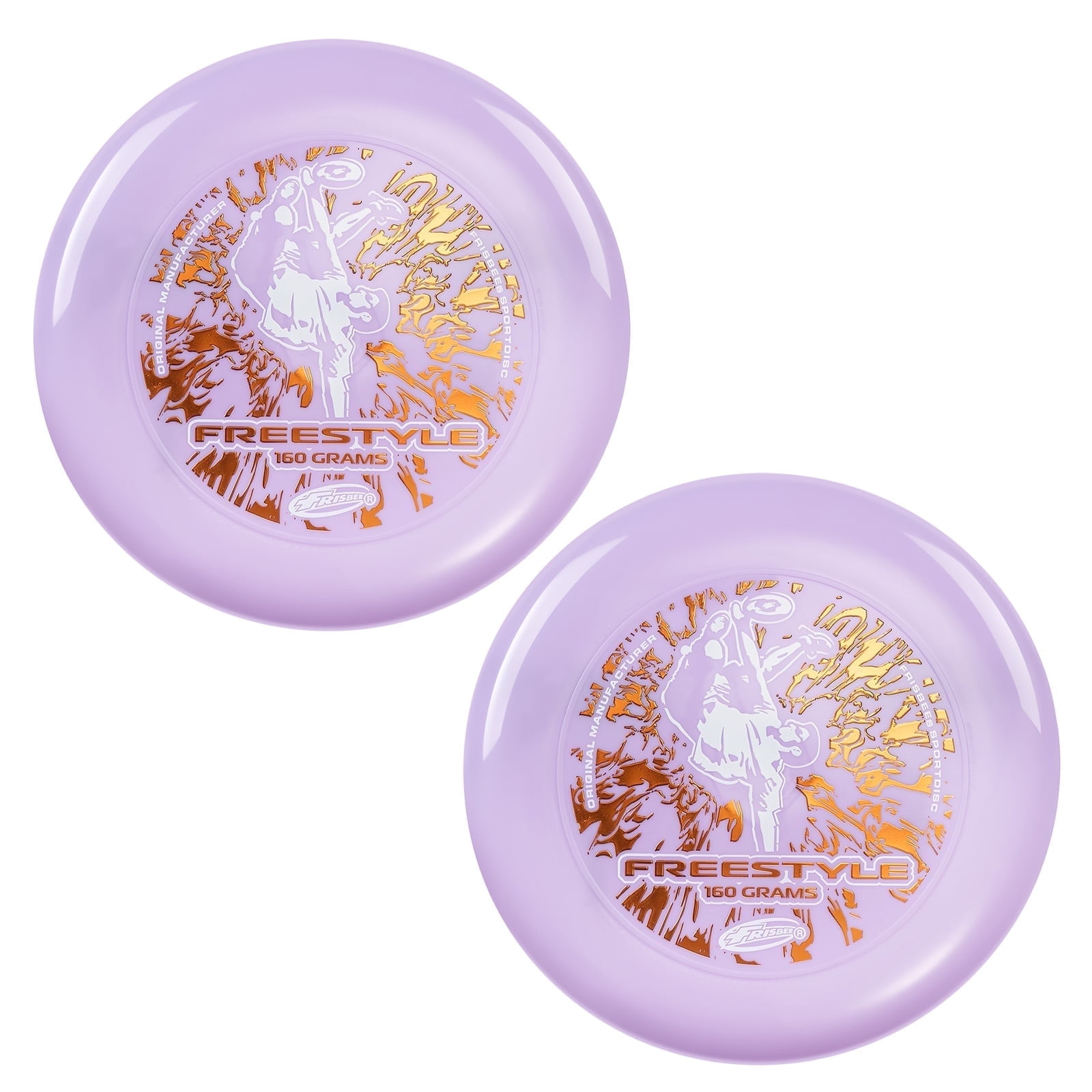 Wham-O Frisbee Freestyle Disc 160g, 10.5 Inch, Durable and Flexible PE ...