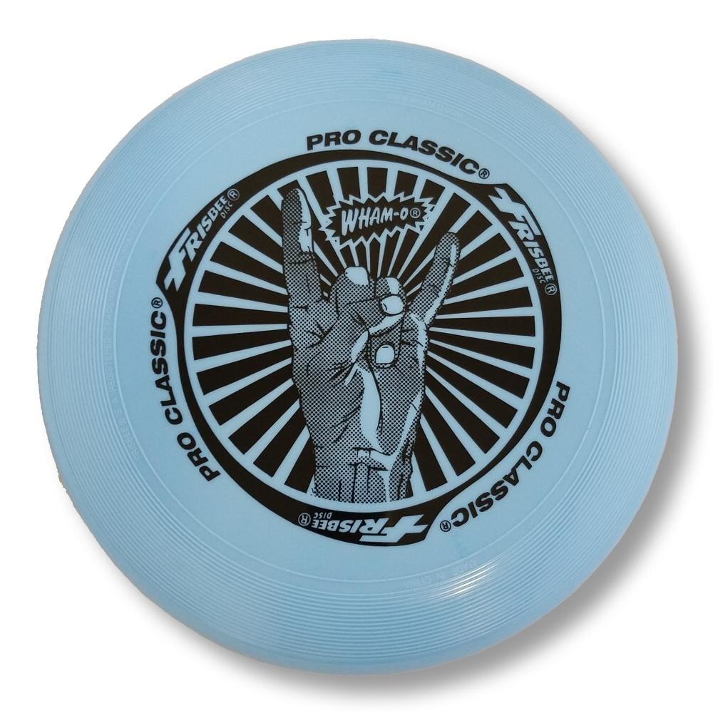Wham-O Pro Classic Frisbee Flying Disc, 130 Gram, Light Blue, Sports ...