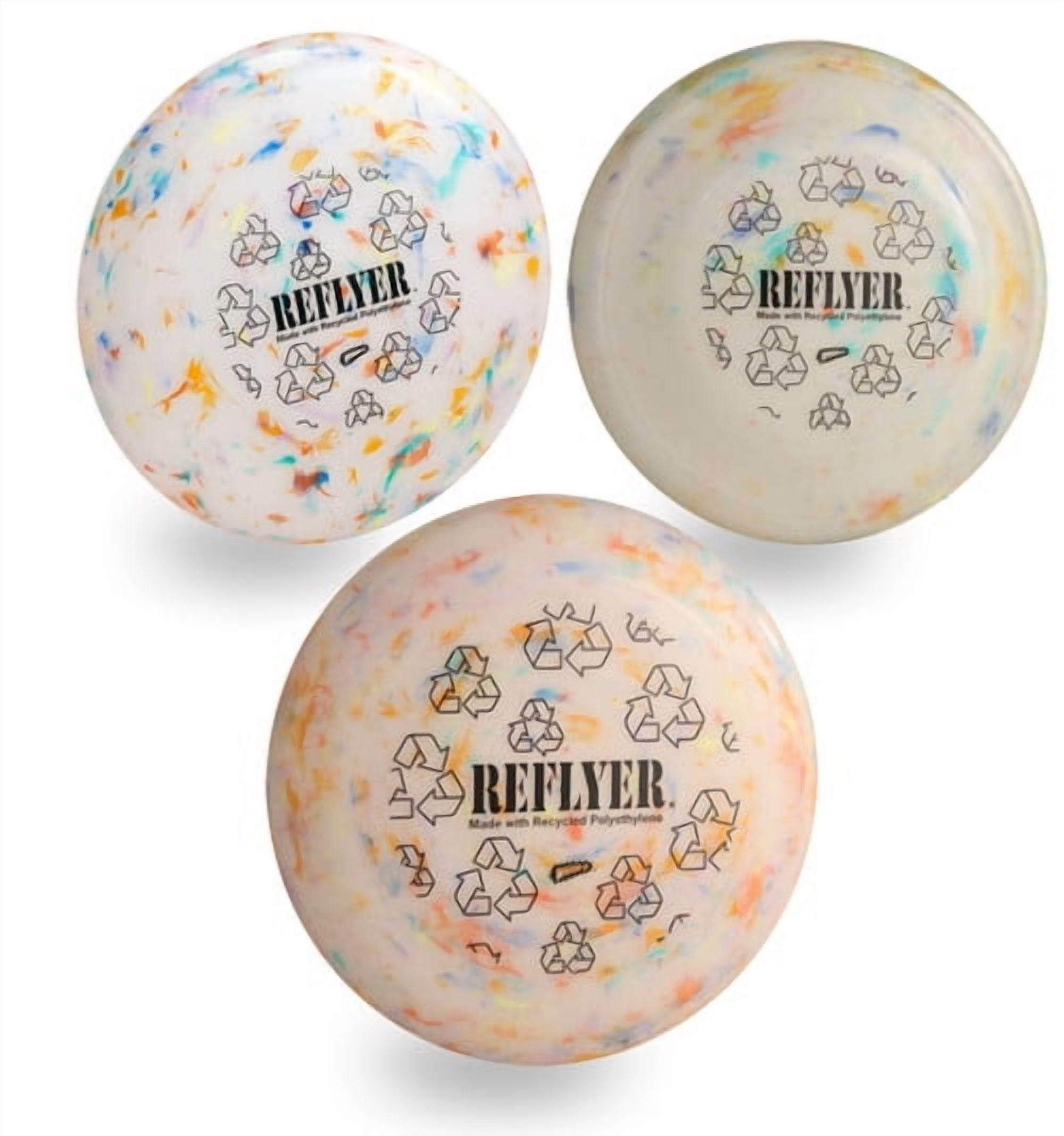 Wham-O Recycled Frisbees Three Pack - All 3 Reflyer Models - Walmart.com