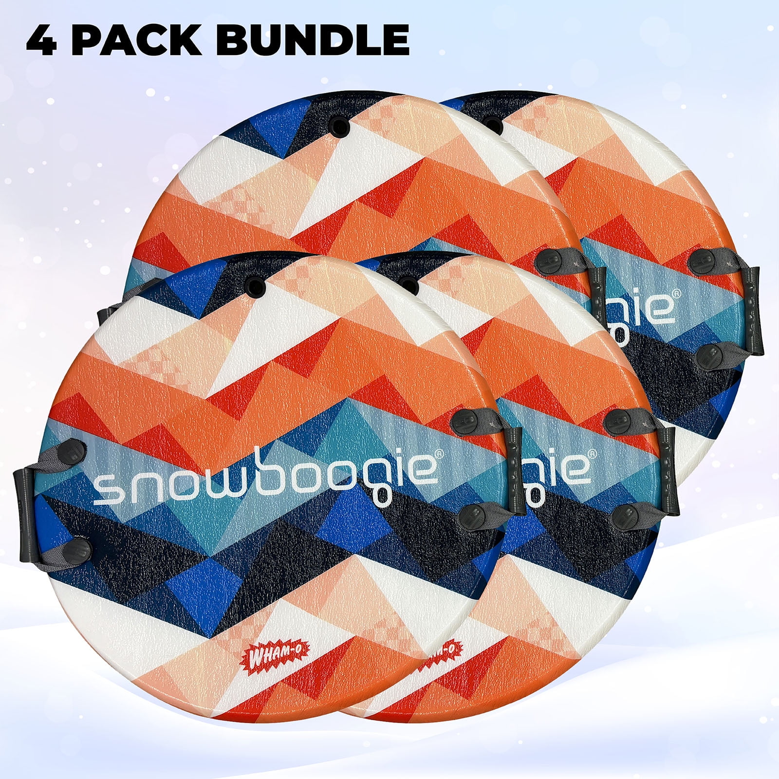 Wham-O Snowboogie 26" Snow Sled, Single Rider Winter Air Disc Sled with ...