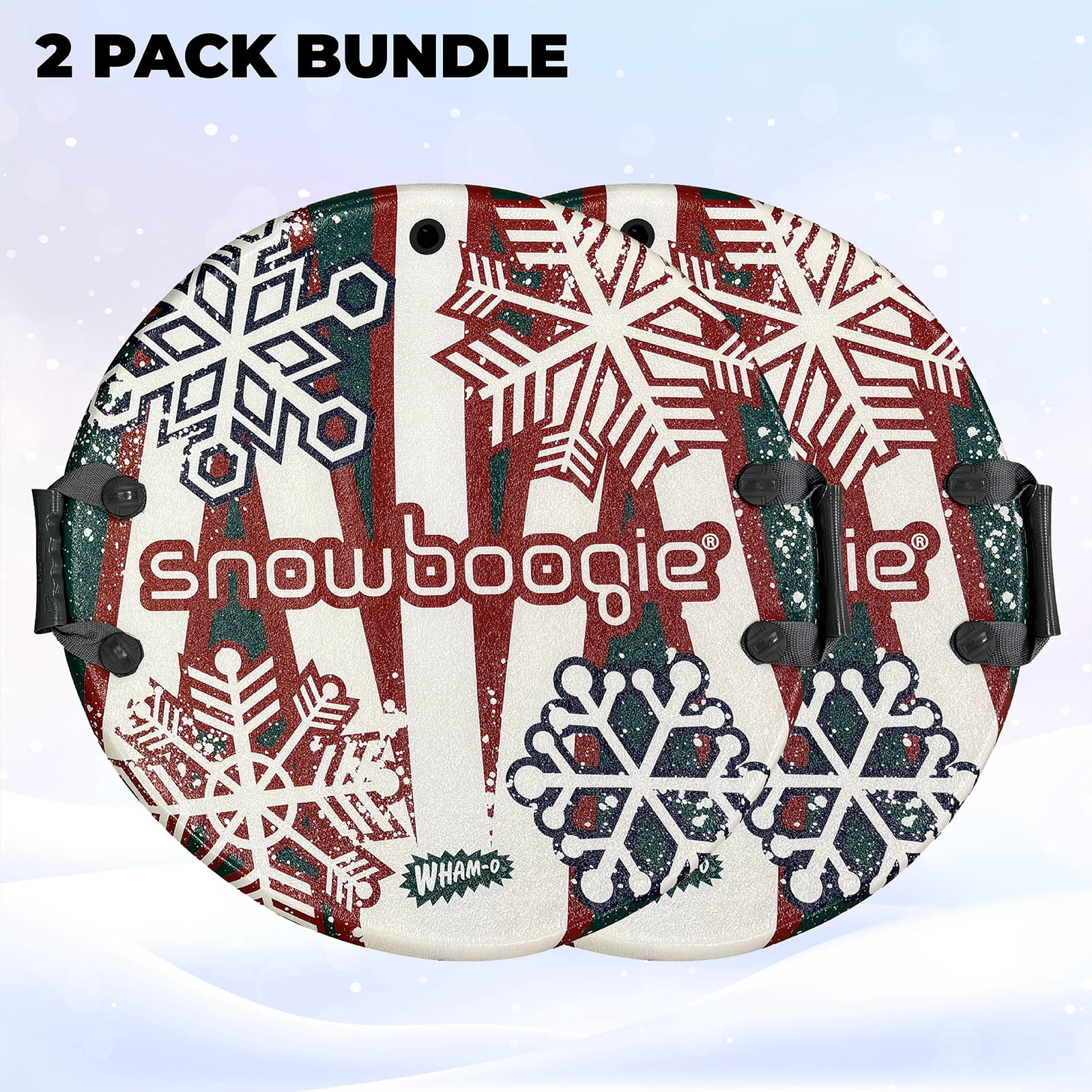 Wham-O Snowboogie 26" Snow Sled, Single Rider Winter Air Disc Sled with ...