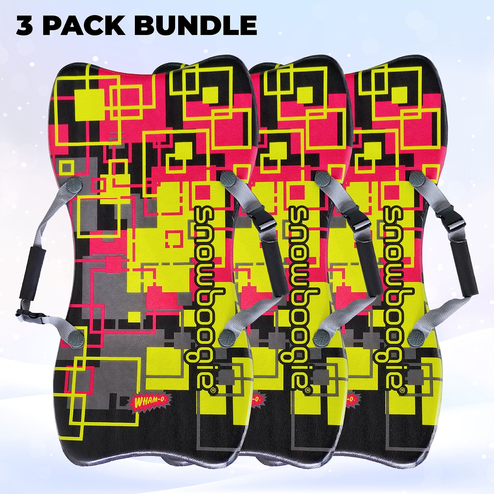 Wham-O Snowboogie 36" Snow Sled, Single Rider Winter Backpack Sled for ...