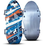 ESP 66" Family Fun Toboggan - Four Rider Snow Sled - Orange - Walmart.com