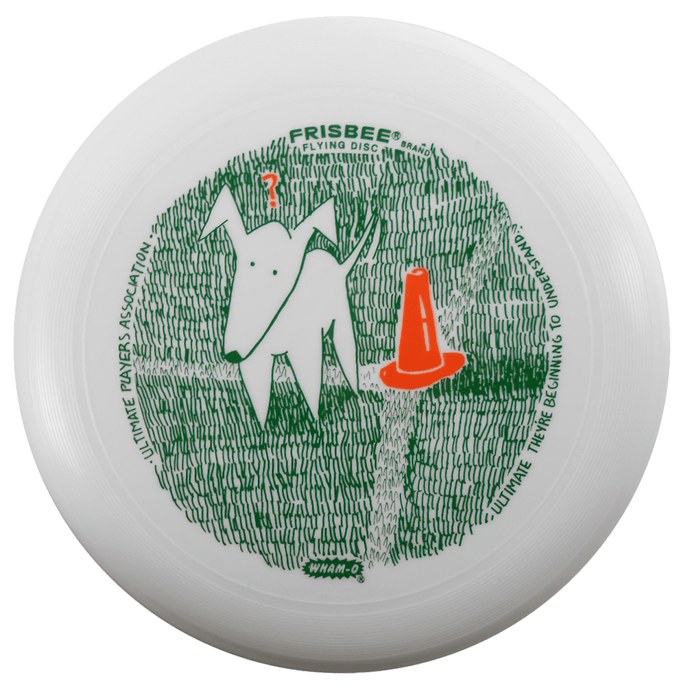 Wham-O UMAX 175g Ultimate Frisbee - Quizzical Dog Design - Walmart.com