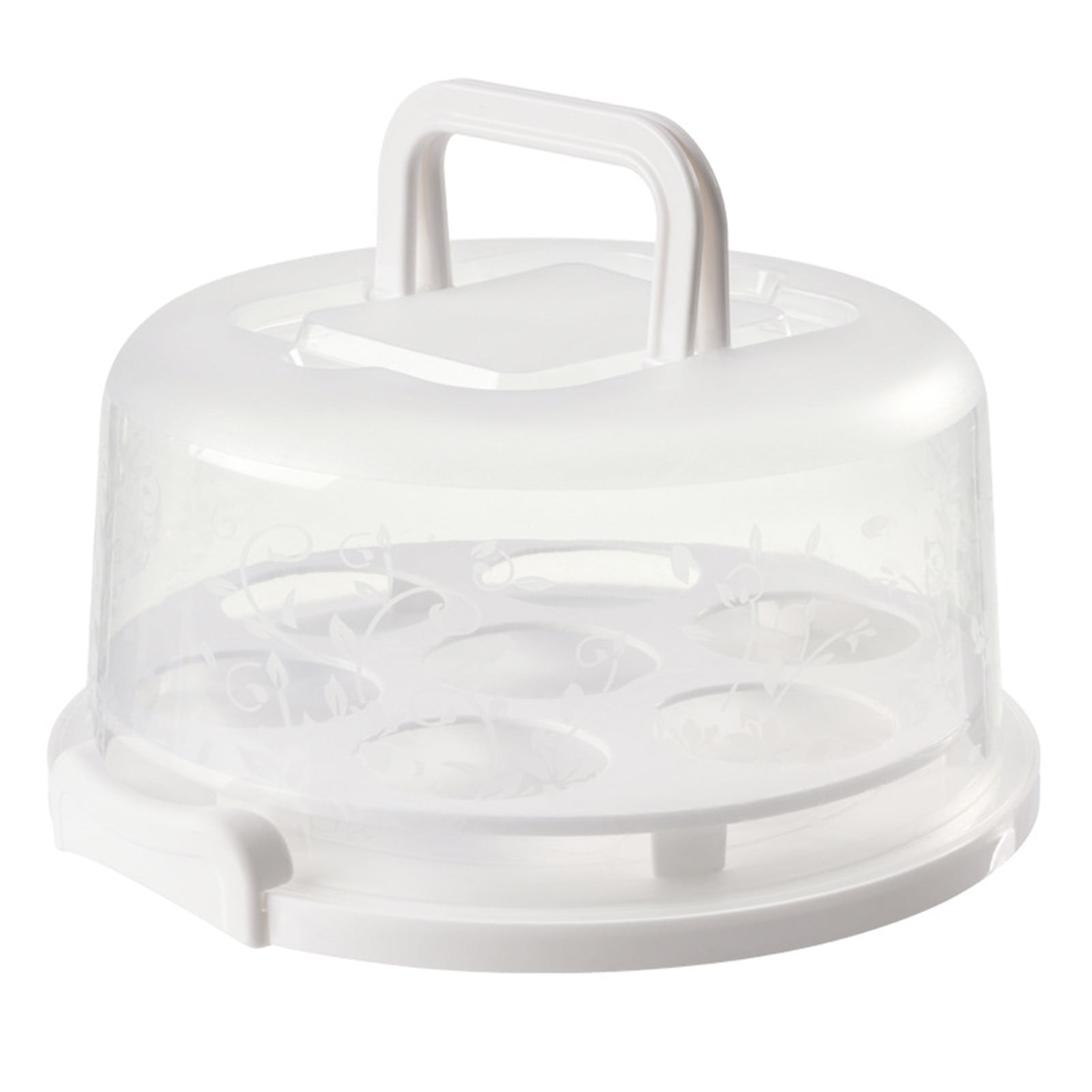 Wharick 10 Inch Cake Carrier with Lid and Handle, Transparent 7 ...